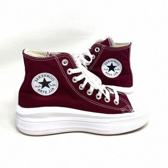 Converse | Shoes | Converse Chuck Taylor Move Platform High Top Red ...